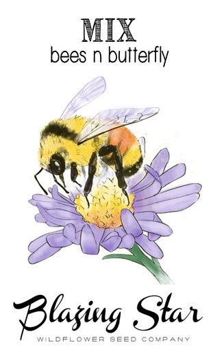 Bees n Butterfly Mix – Blazing Star Wildflower Seed Company